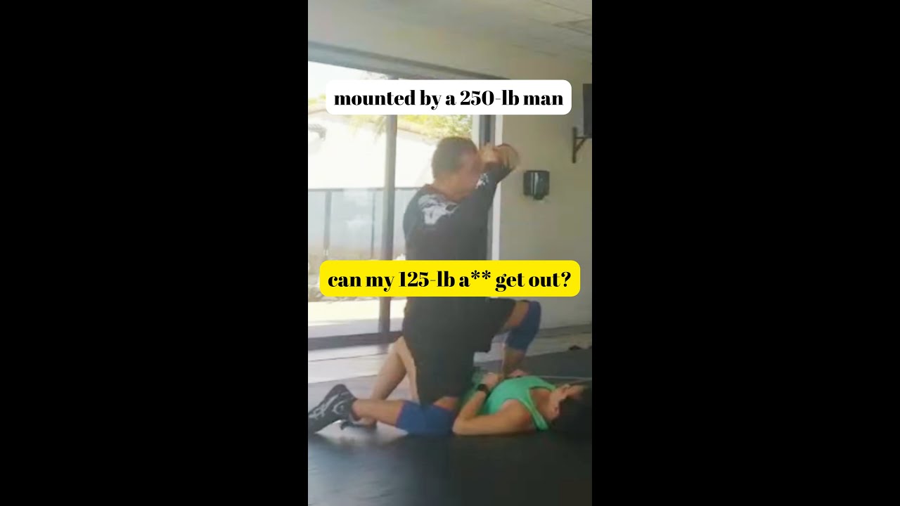 Mounted by a 250-lb man. Can my 125-lb a-- get out? - YouTube