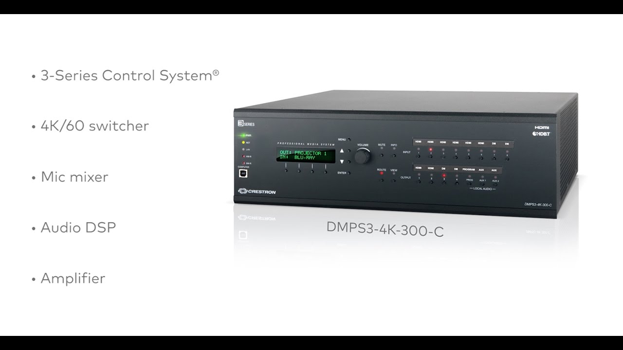 DMPS3-4K-300-C and DMPS3-4K-200-C Overview - YouTube