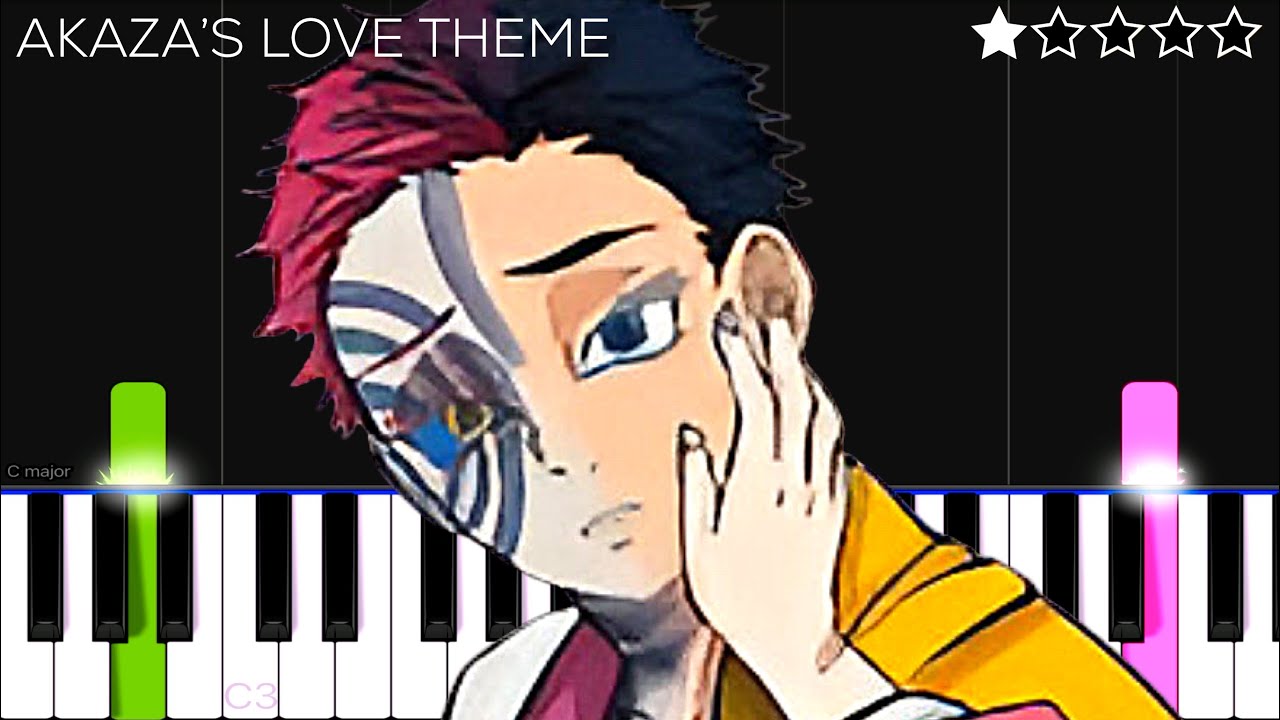 Akaza’s Love Theme - Demon Slayer: Infinity Castle OST | EASY Piano ...