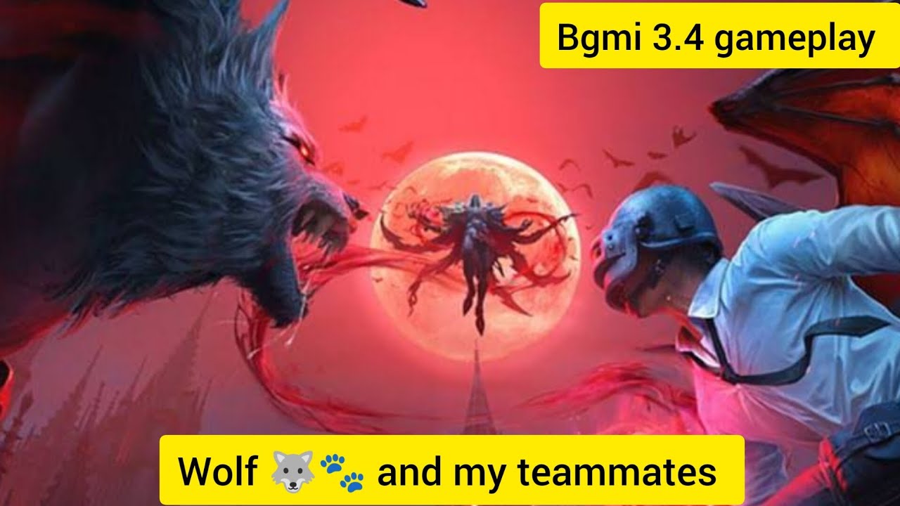 new world record / bgmi 3.4 update / wolf and my teammates - YouTube