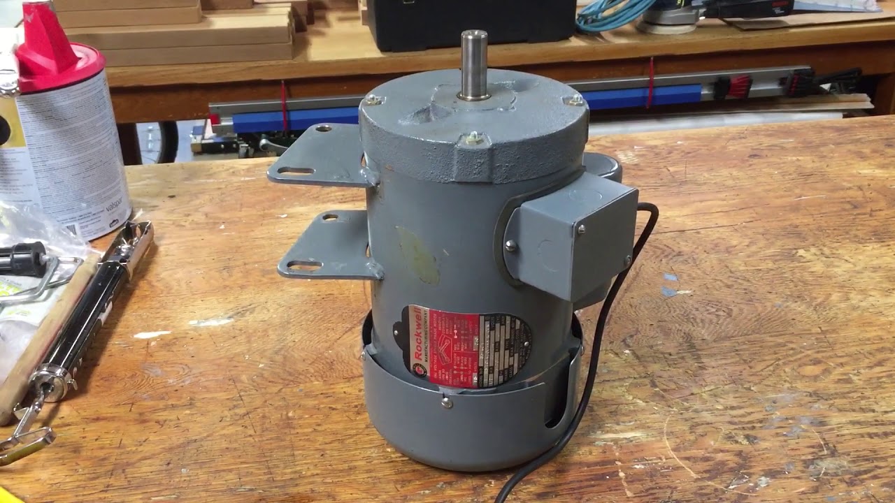 Unisaw Motor Demo - YouTube