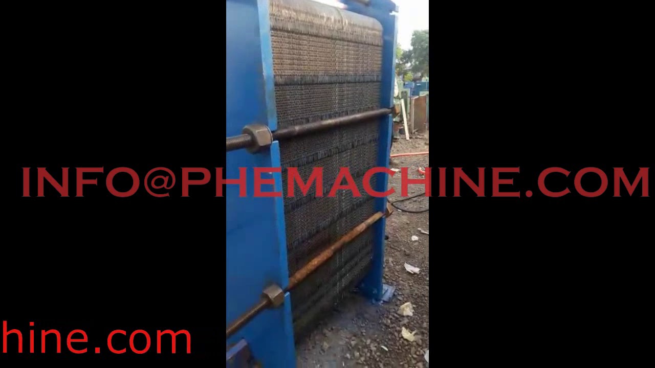 Alfa Laval M15-BFM Plate Heat Exchanger Pressure Test | PHE Machine ...