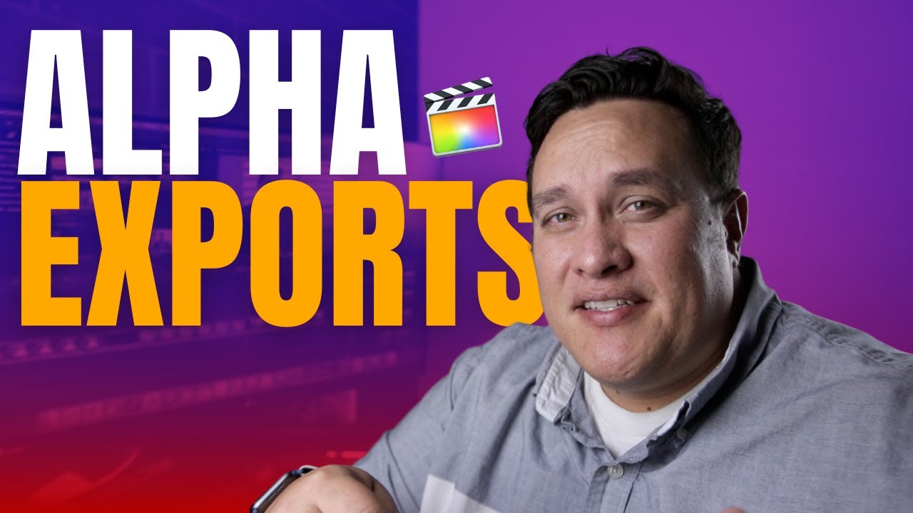 FCPX Tutorial: Export Videos with Transparent Backgrounds - YouTube