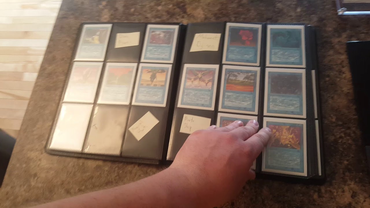 Collecting a full set of Alpha, Beta or unlimited Magic Cards - YouTube