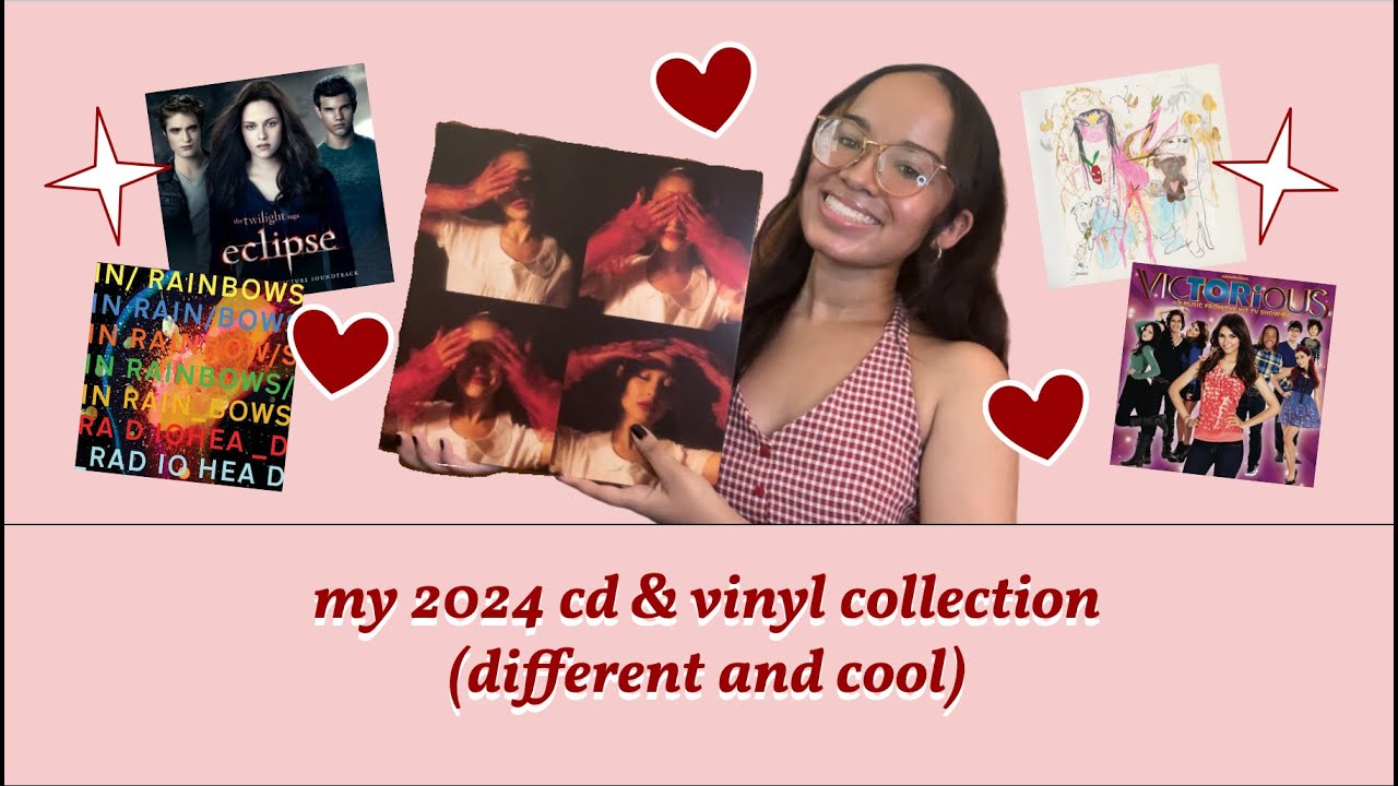 my 2024 cd & vinyl collection (different and cool) - YouTube
