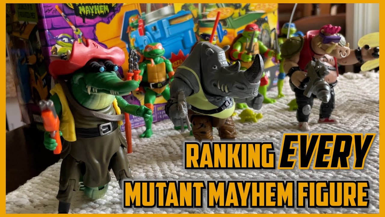 Ranking EVERY Mutant Mayhem Action Figure - YouTube
