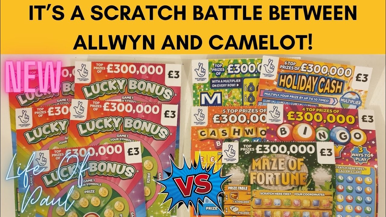 £30 of Scratch cards 🤩 £15 of Allwyn cards vs £15 of Camelot cards in a ...