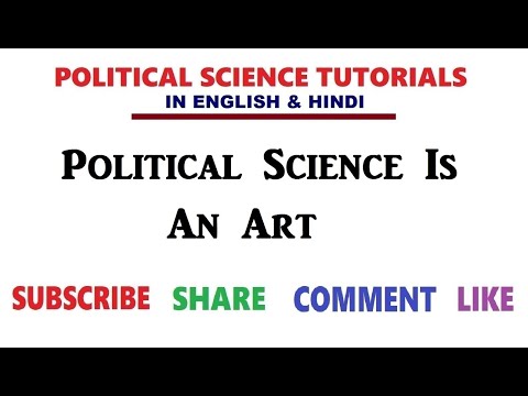Why Is Political Science Called An Art