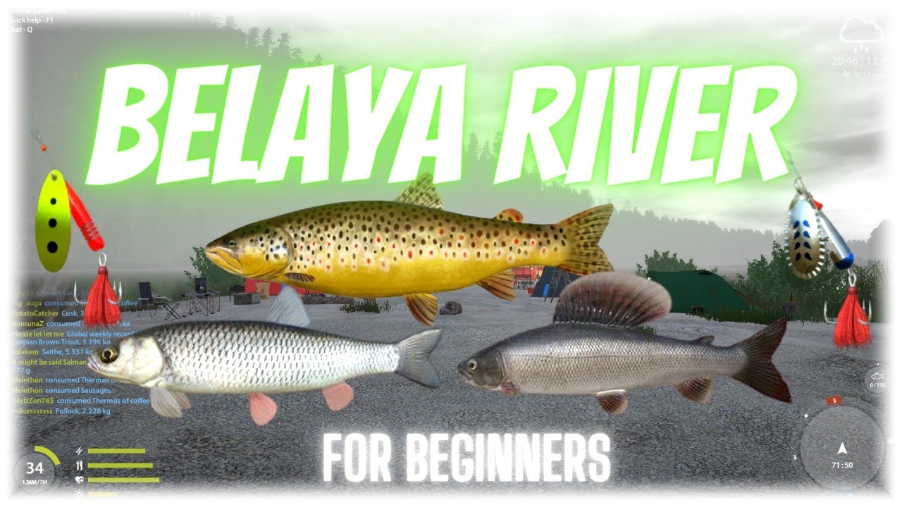 Russian Fishing 4 Belaya River For Beginners - YouTube