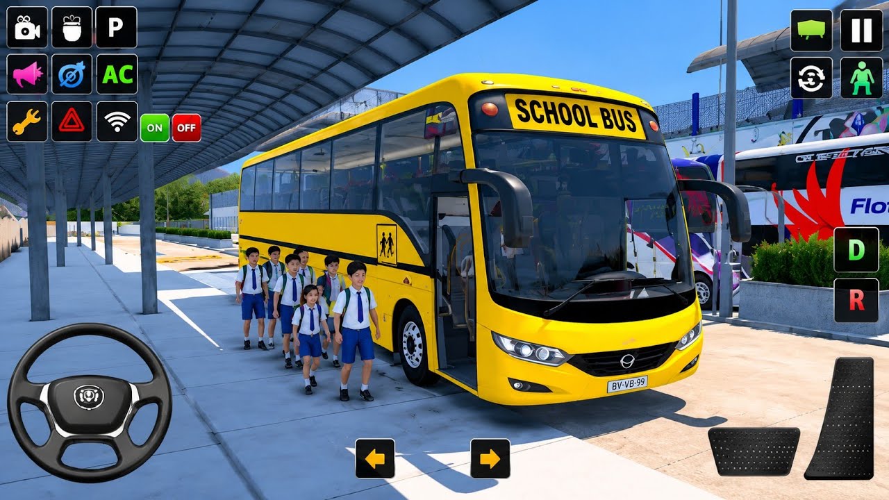 New School Bus Simulator 2026 - Students Transport 3D - Android ...