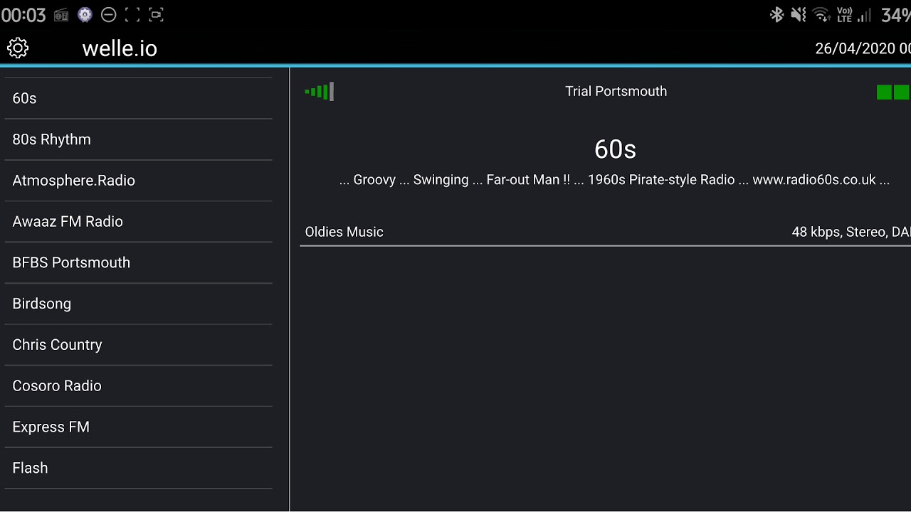 Channel surfing on the Portsmouth DAB multiplex - 26/04/20 - YouTube