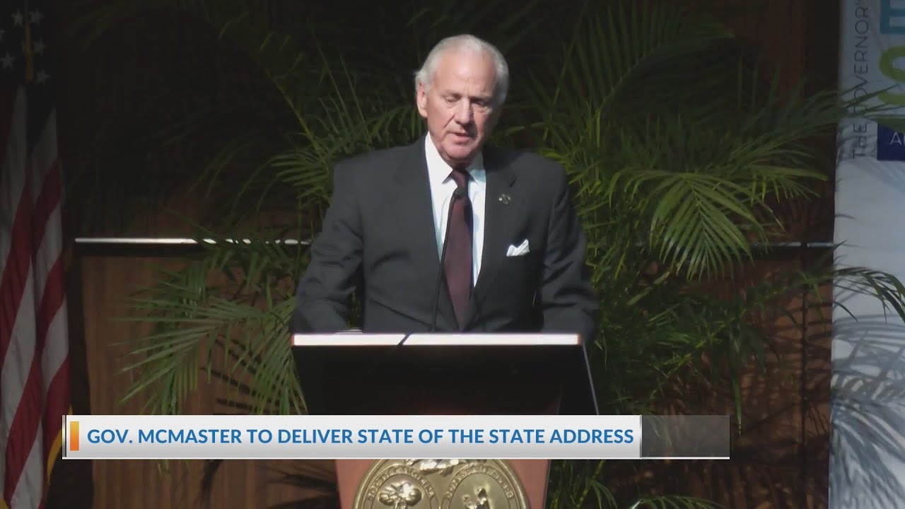 Gov. McMaster to deliver state of the state address - YouTube