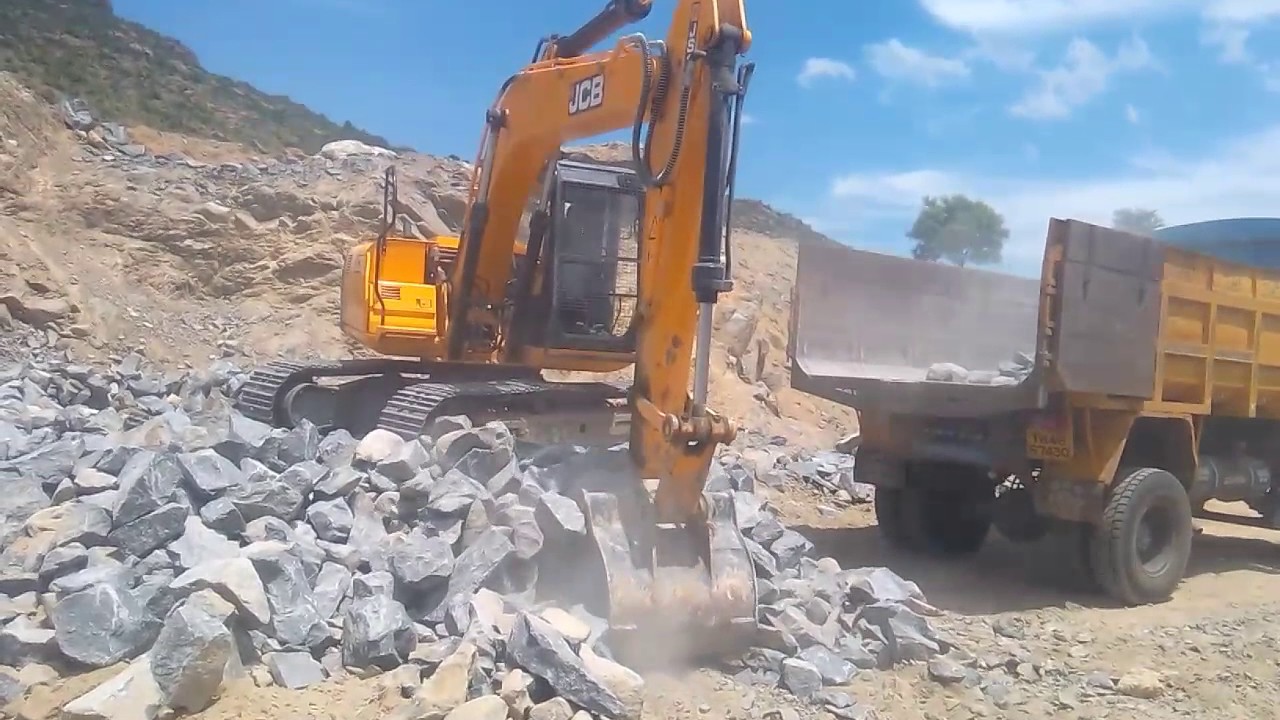 JCB EXCAVATOR JS 140 MACHINE - YouTube