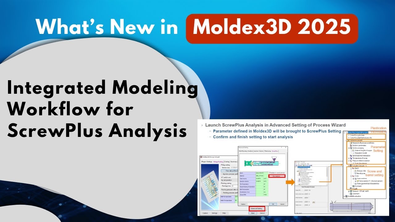 【ScrewPlus】 Integrated Modeling Workflow for ScrewPlus Analysis - YouTube
