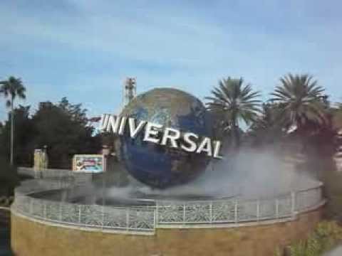 Universal Studios Orlando - Globe spinning - YouTube