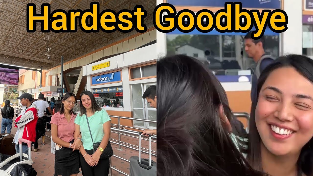 Hardest Goodbye😭||New City||New Life|| - YouTube