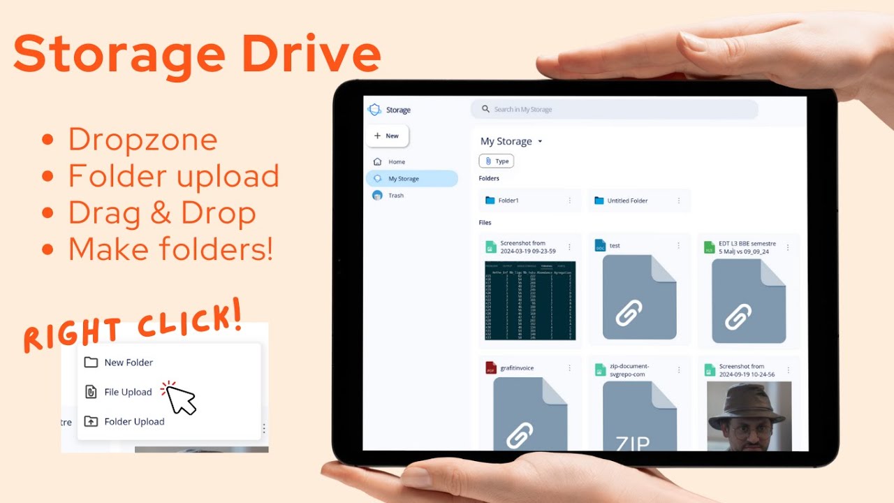 Google Drive Clone Template Bubble.io - YouTube