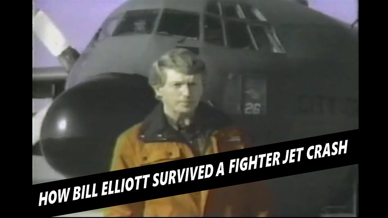 How Bill Elliott Survived A Fighter Jet Crash - YouTube