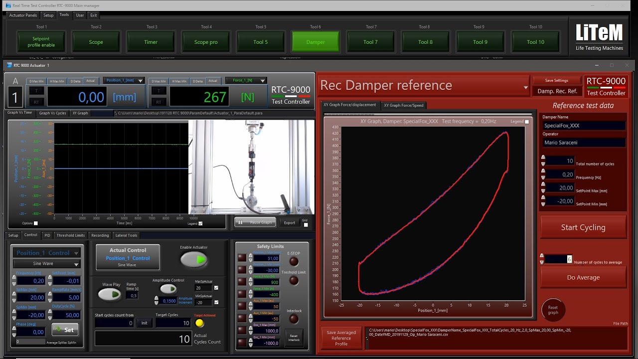 Shock absorber test video tutorial with Test Controller RTC 9000 - YouTube