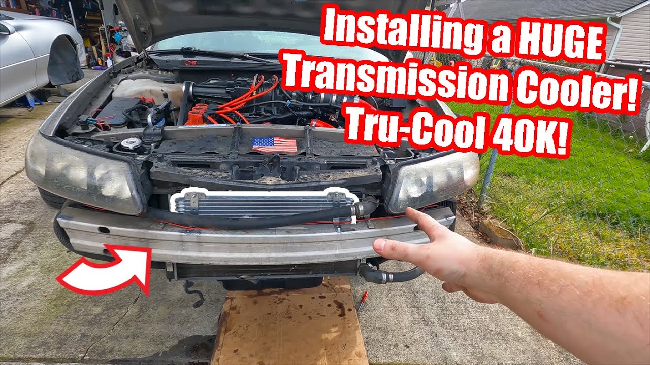 Installing a HUGE Transmission Cooler On Our Supercharged Bonneville ...