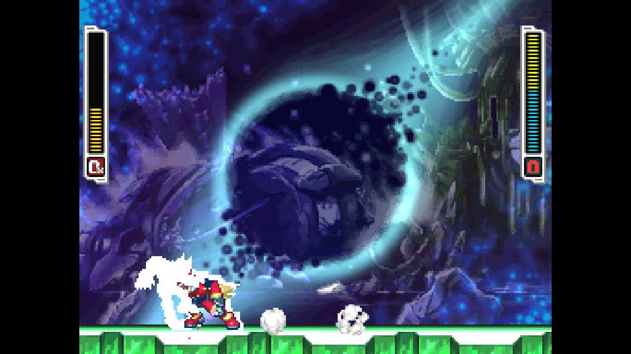 Megaman ZX Model OX (Aile) Vs Omega Zero - YouTube