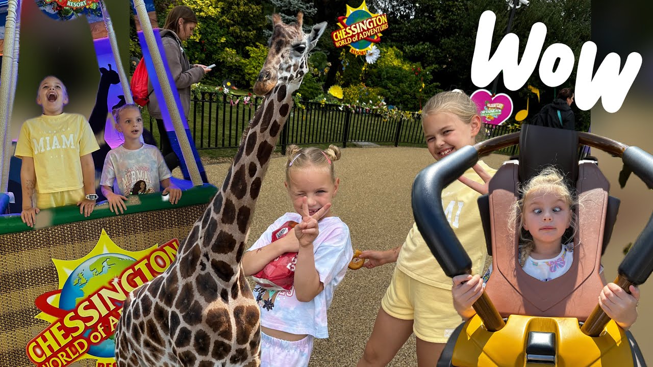 We went on the SCARIEST rides at CHESSINGTON WORLD OF ADVENTURES ...