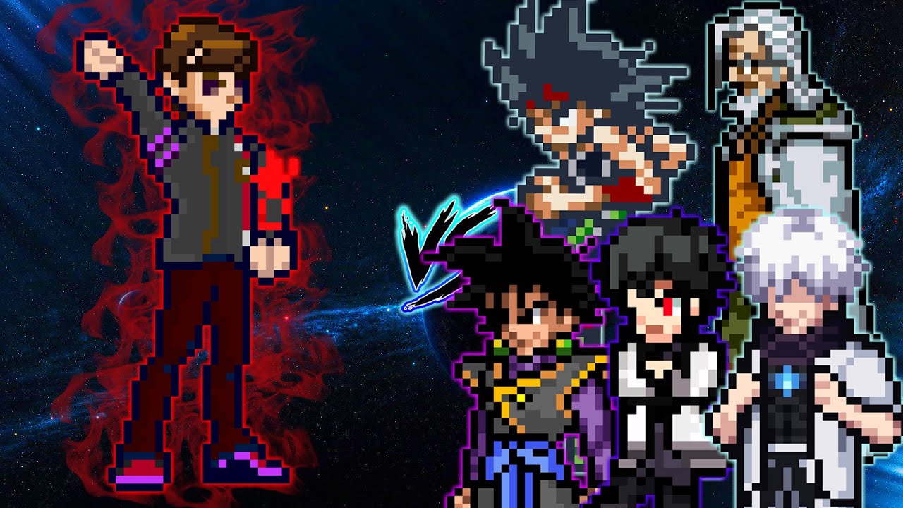 BEN 10 BLOODTRIX VS 5 OTHER MUGEN CHARS |1 VS ALL | AI BATTLE | JUMP ...