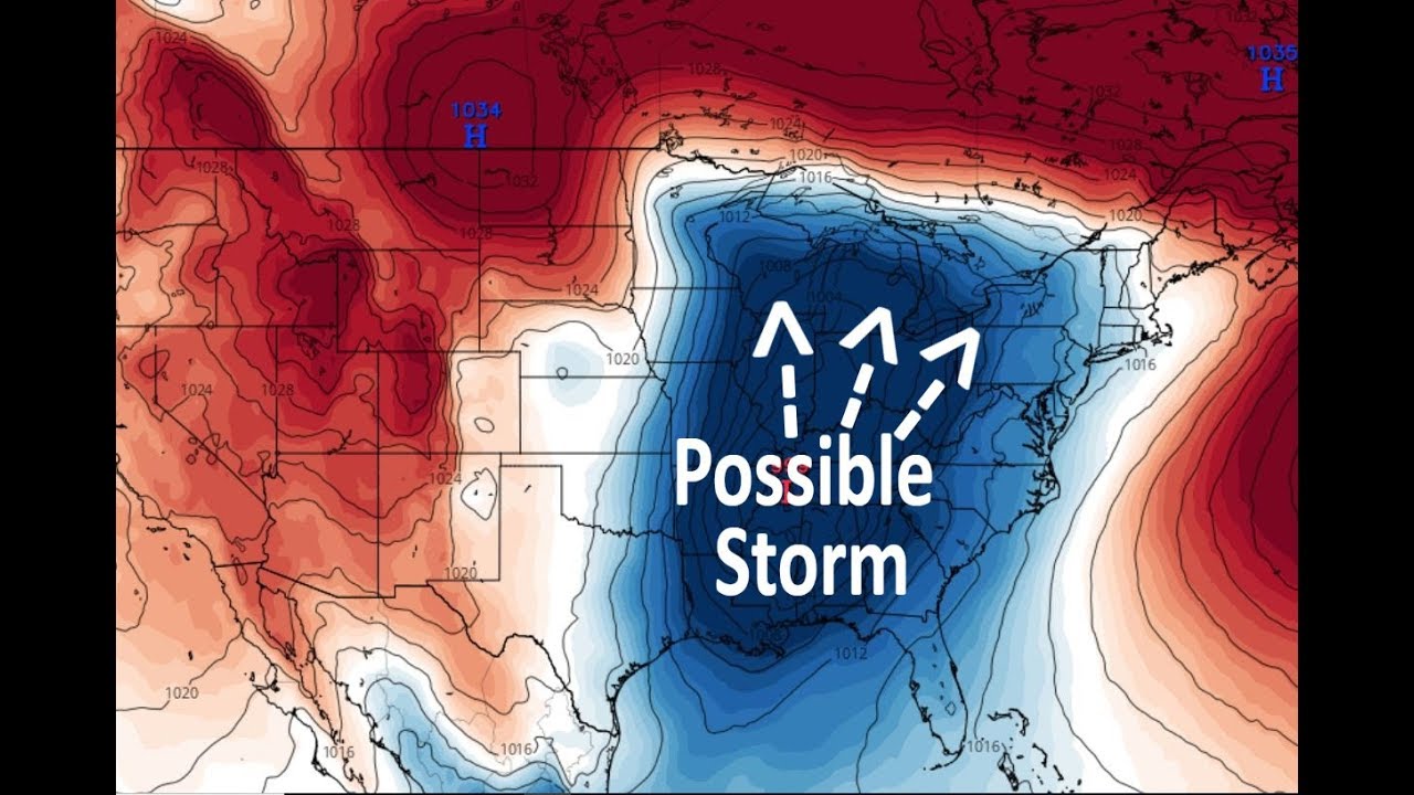 Early Signs Are Indicating Towards A Possible Major Storm - YouTube