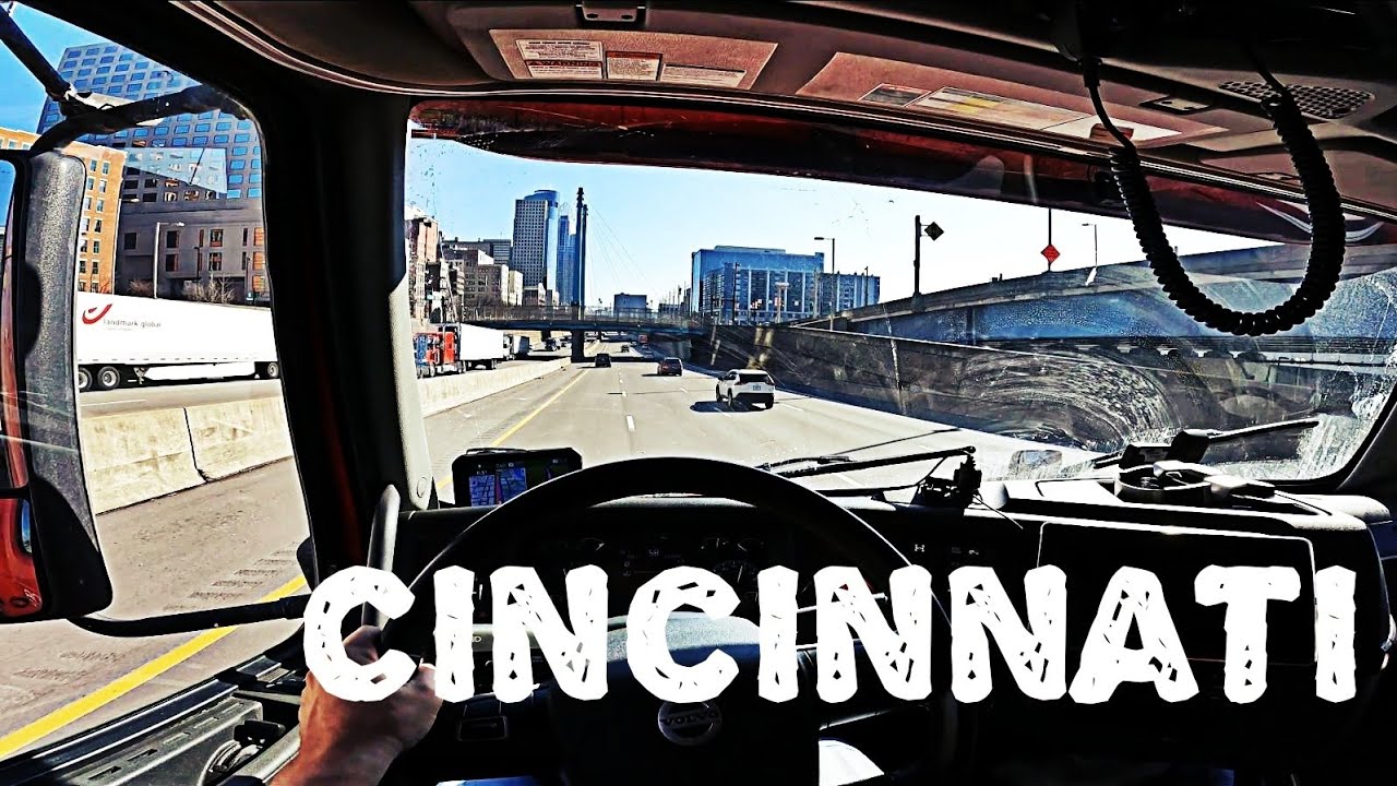 Smooth driving in downtown Cincinnati, Ohio. - YouTube
