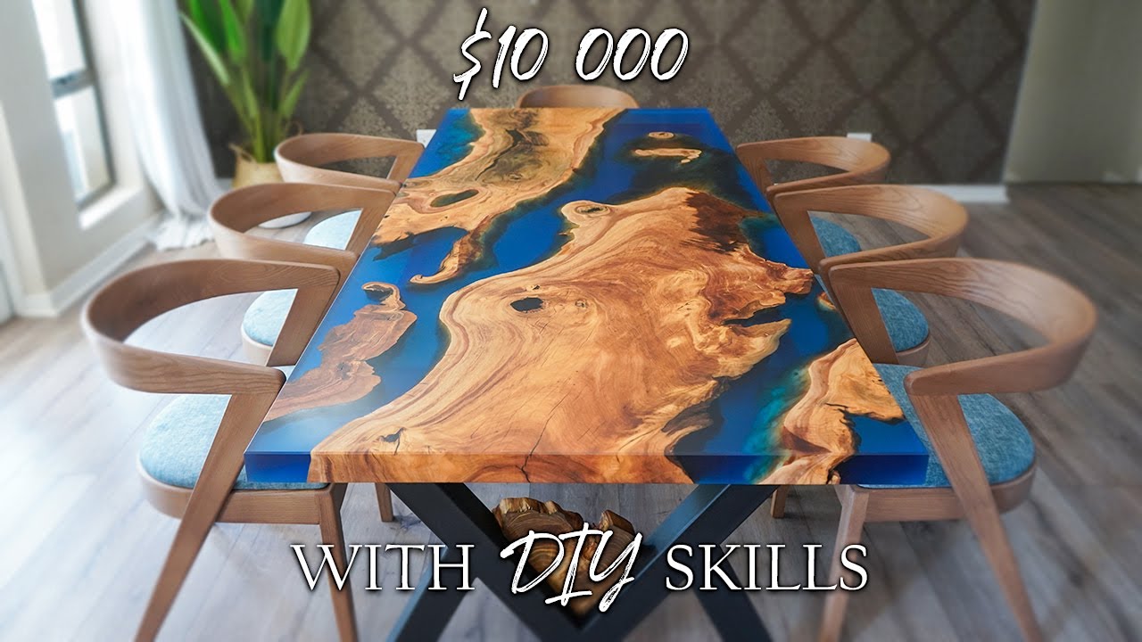 How to Build a $10,000 Epoxy Table (DIY) - YouTube
