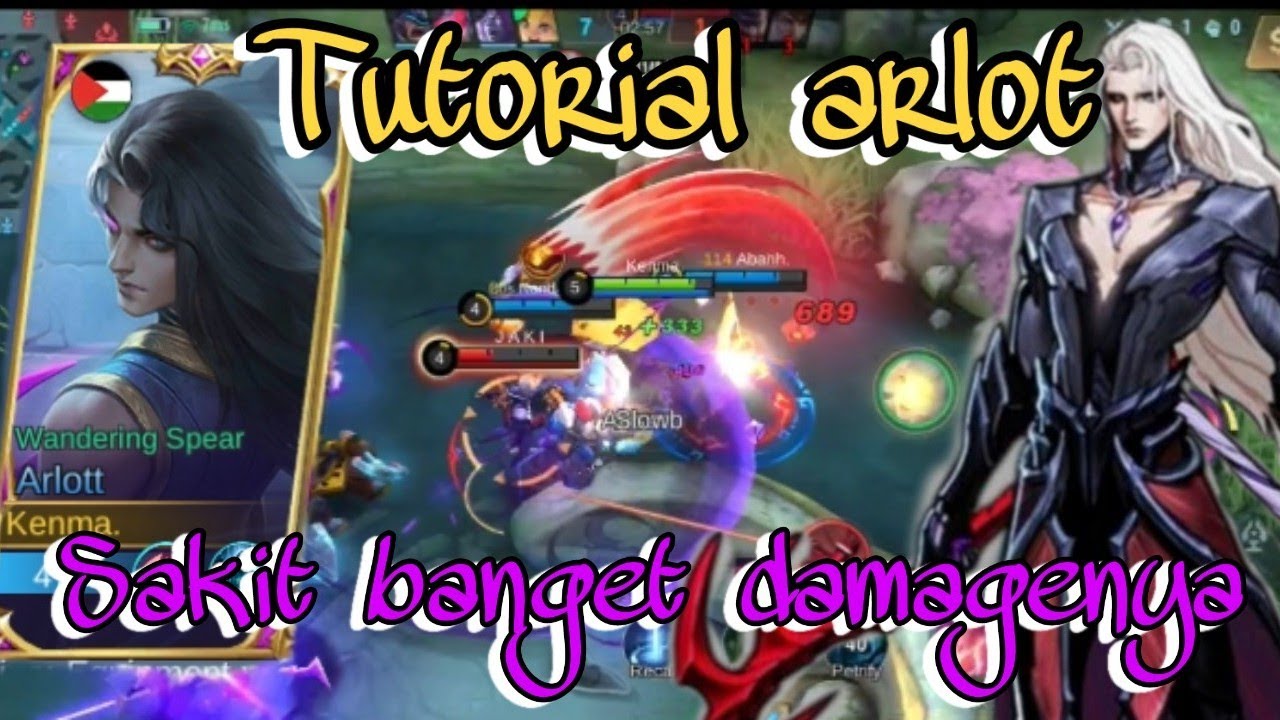 Tutorial gameplay arlot | arlot op banget sakit damagenya - YouTube