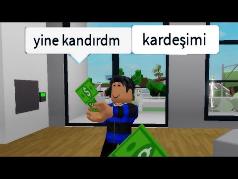 KARDEŞİ KANDIRIP PARA ALMAK 😂🤣🤣 / Roblox Brookhaven / Pro Mia
