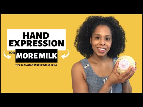 Breastfeeding HAND EXPRESSION | How To Hand Express
