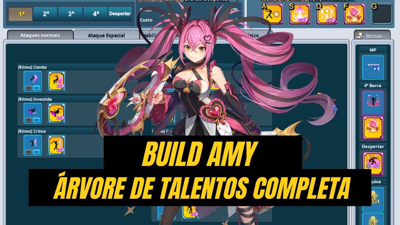 Build Amy Atualizada Arvore de Talentos Completa após o Despertar ...