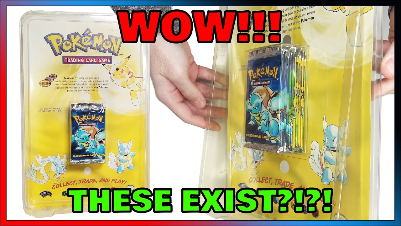 Pokemon BASE SET Unlimited COSTCO 10 Booster Pack Blister!!! THESE ...
