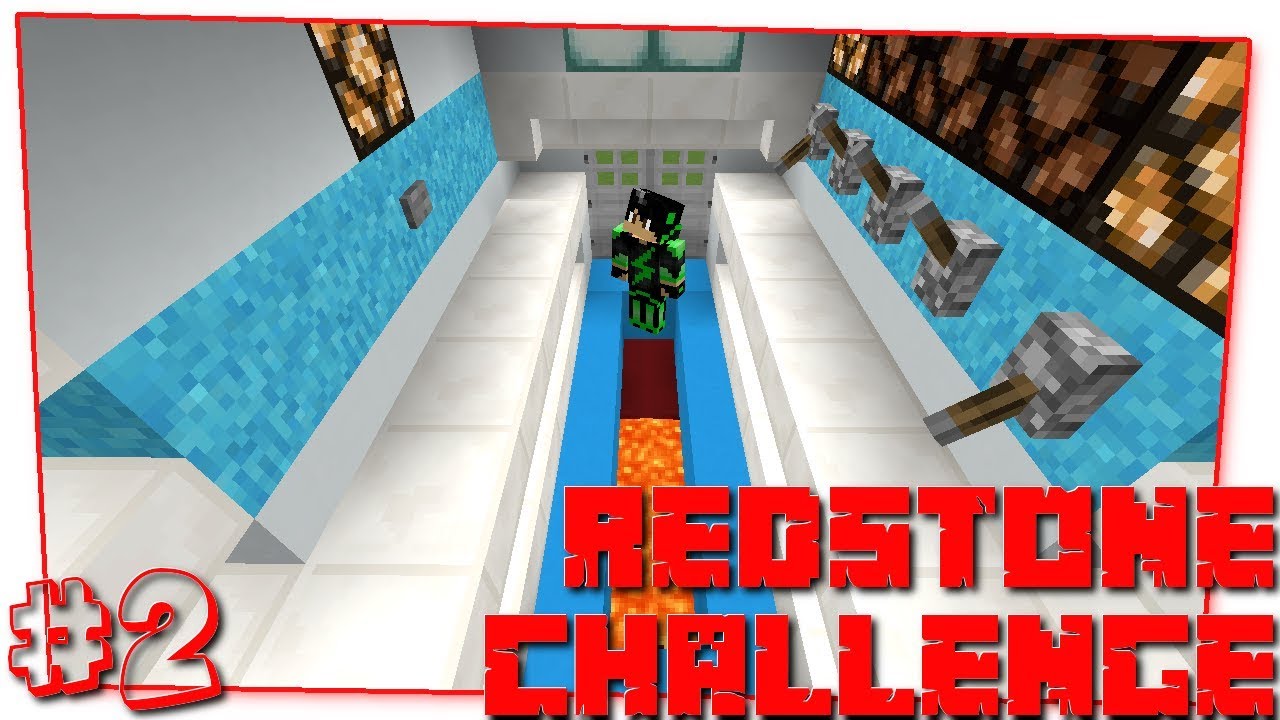 Porta con COMBINAZIONE e TRAPPOLA - Redstone Challenge - YouTube