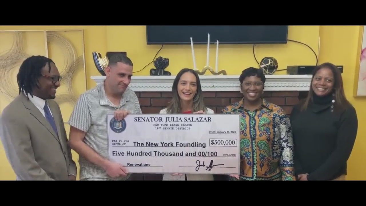 Brooklyn group home gets a $500,000 check for renovations - YouTube