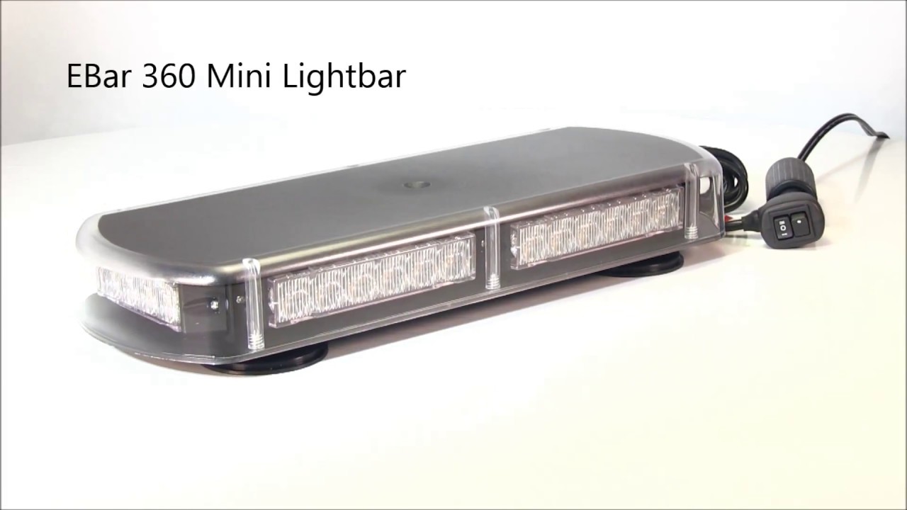 Strobes N' More 360 EBar Mini Lightbar - YouTube