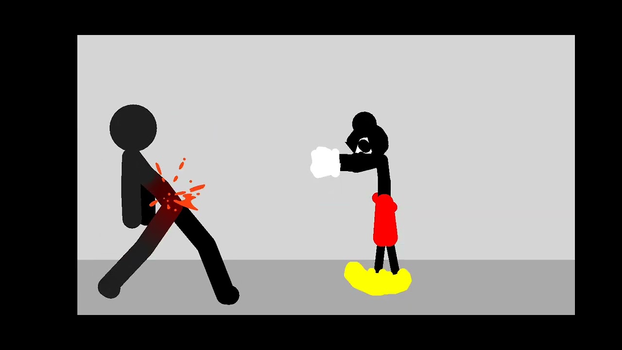 mickey mouse in stick nodes - YouTube
