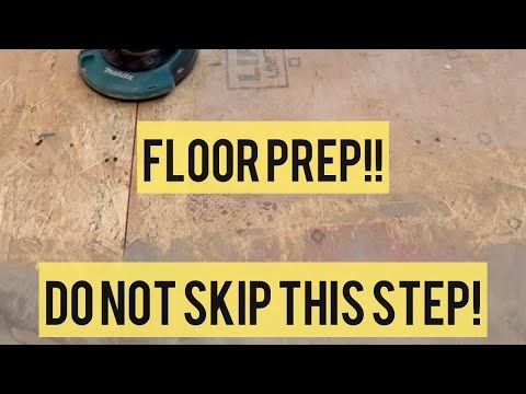 How To Prep All Subfloors For Flooring Installation - YouTube
