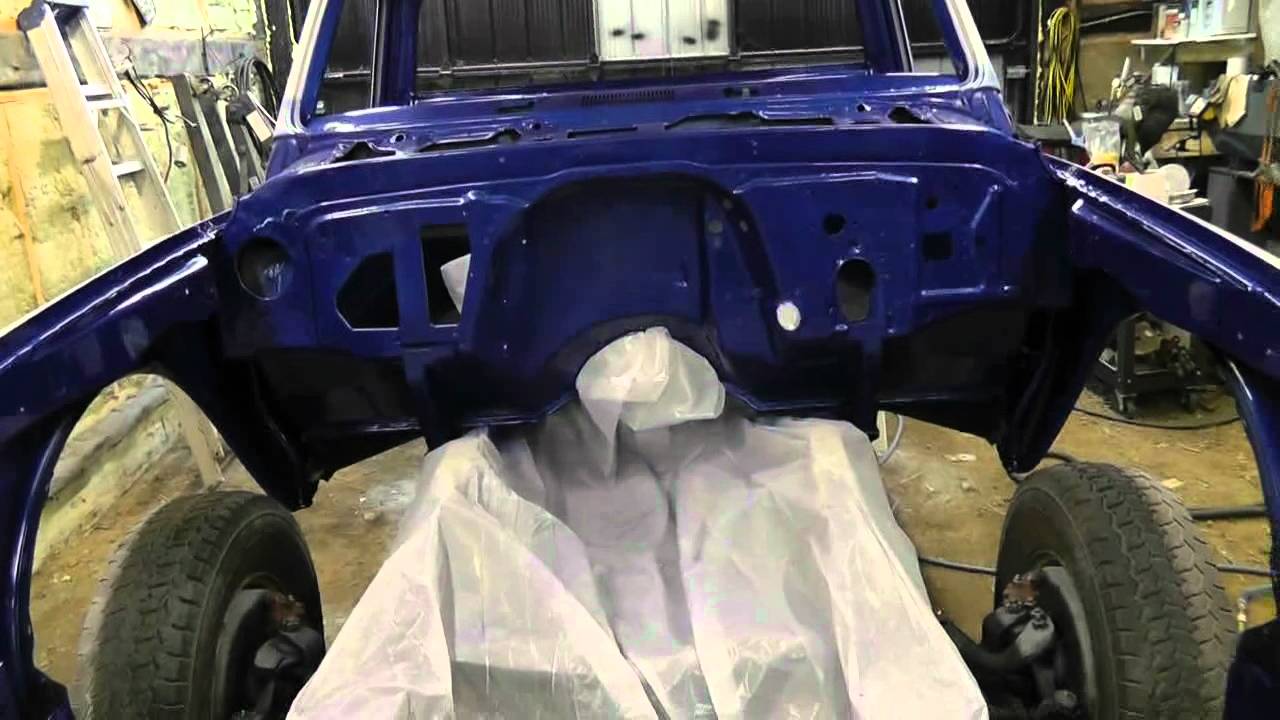 1972 K25 - Prepping the truck for paint - YouTube
