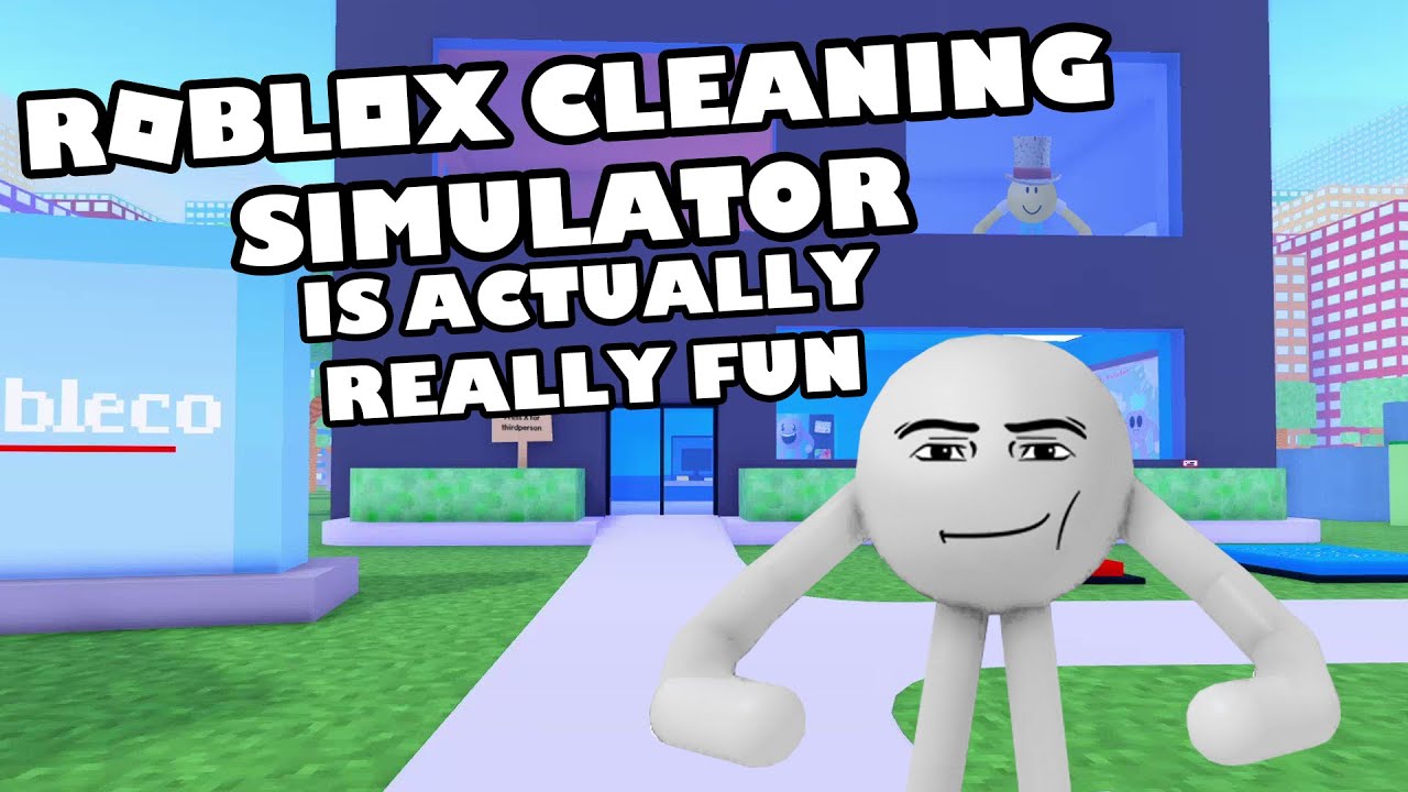 ROBLOX Cleaning Simulator is actually REALLY FUN - YouTube
