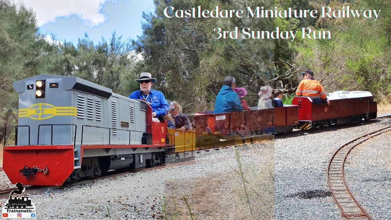 Castledare Miniature Railway - 3rd Sunday Run of November - YouTube