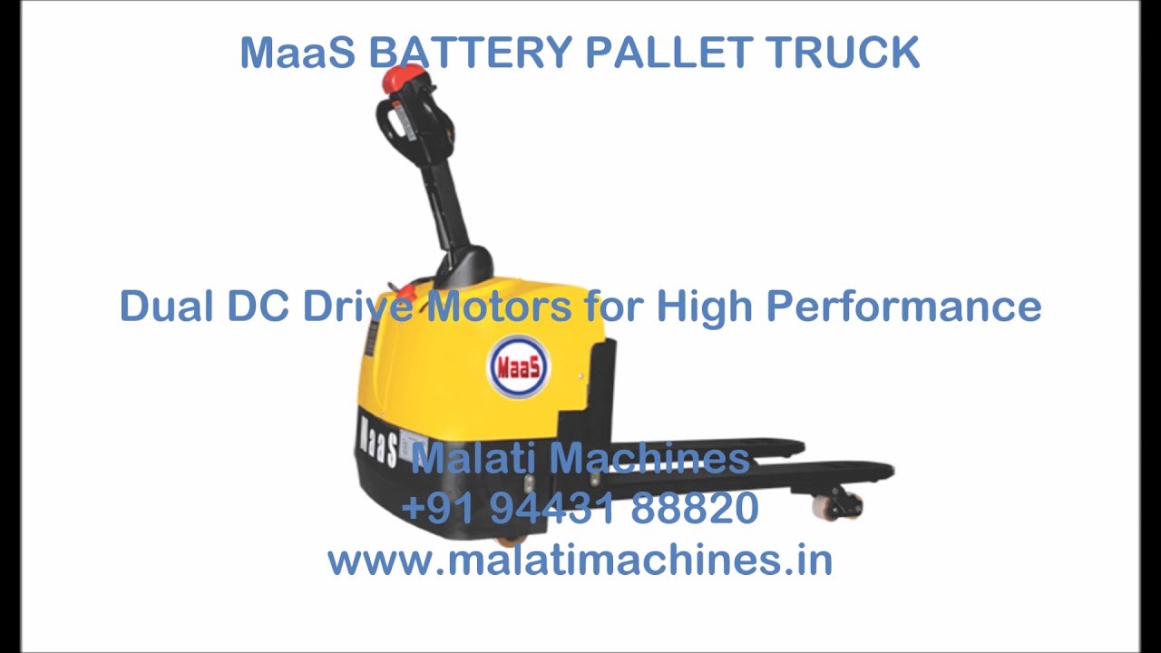 Maas Battery Pallet Truck Malati Machines Sivakasi +91 94431 88820 ...