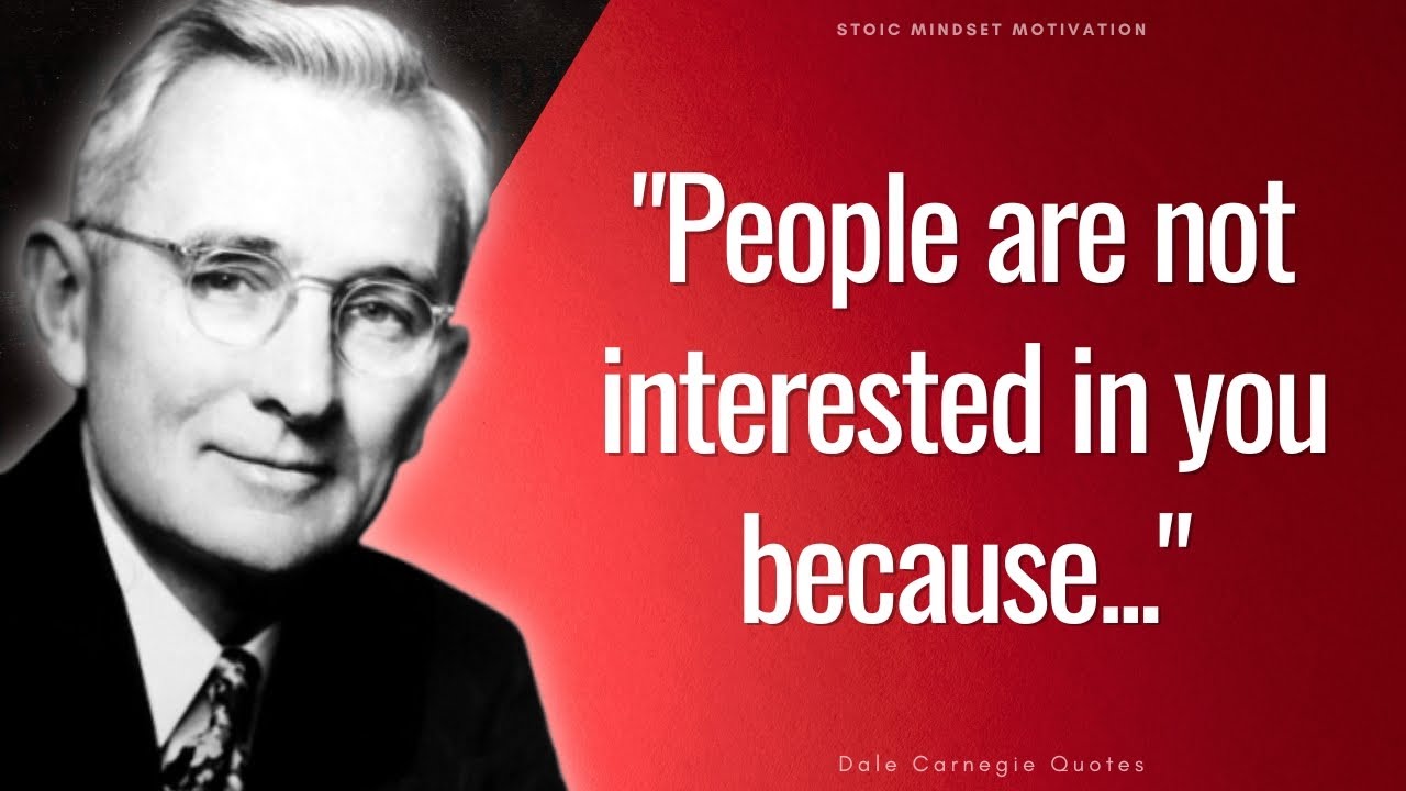 DALE CARNEGIE | 'Life Changing Lessons' that you should know before you ...