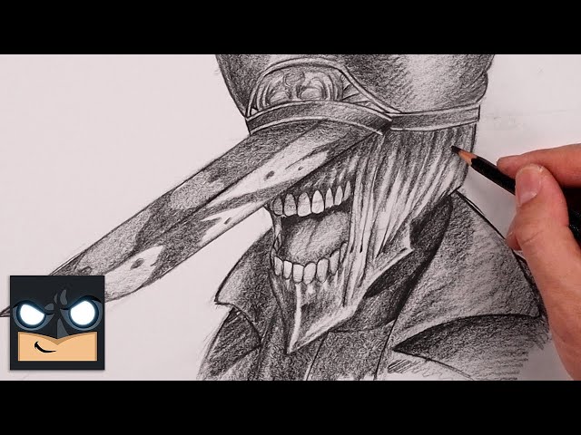 How To Draw Katana Man | Sketch Tutorial - Videos For Kids