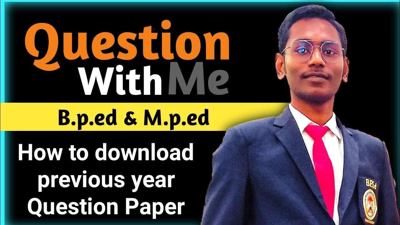 how to download previous year question paper cuet 2025 bped mped #bhu # ...