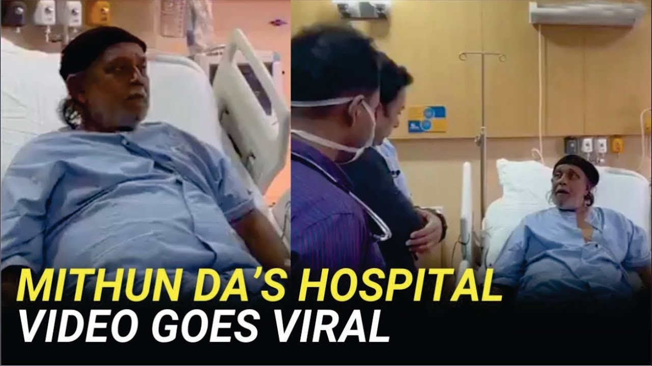 Mithun Chakraborty's hospital video goes viral | Mithun Chakraborty ...