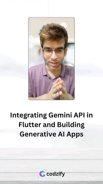 Build Next-Gen AI Apps in Flutter with Google Gemini API Integration - YouTube