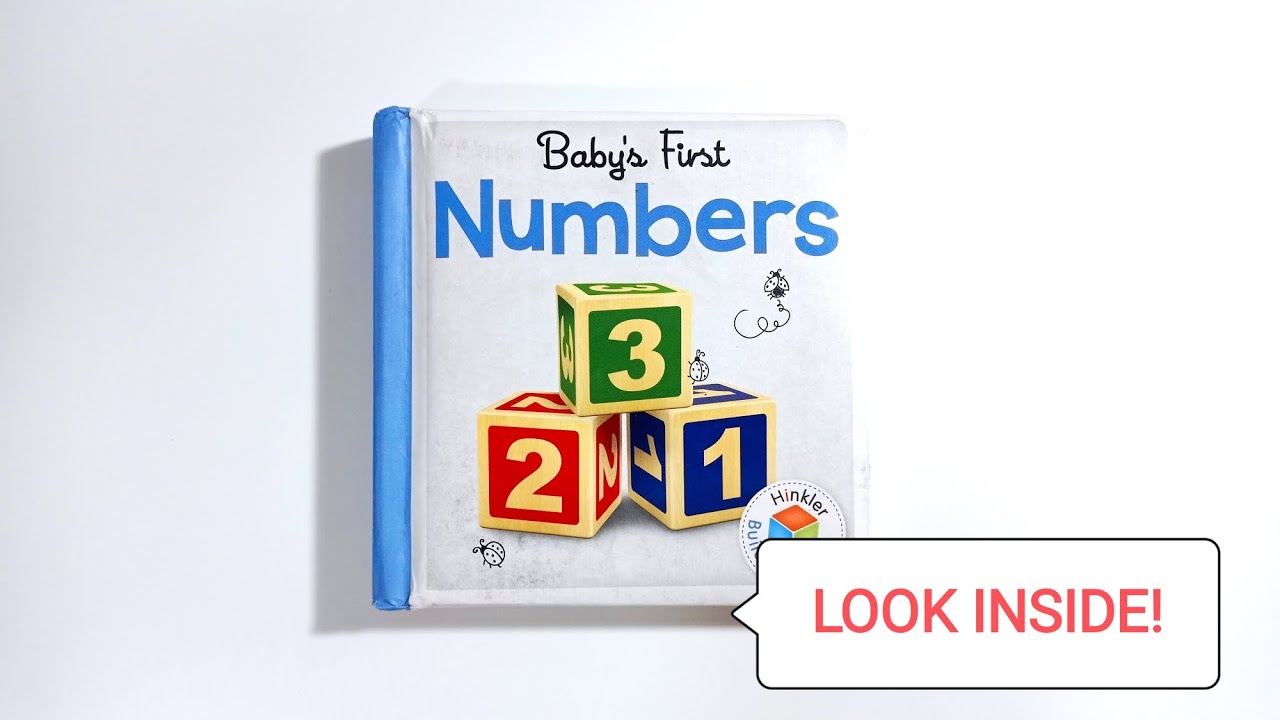 Baby's First Numbers by Hinkler Books (flip through) - YouTube